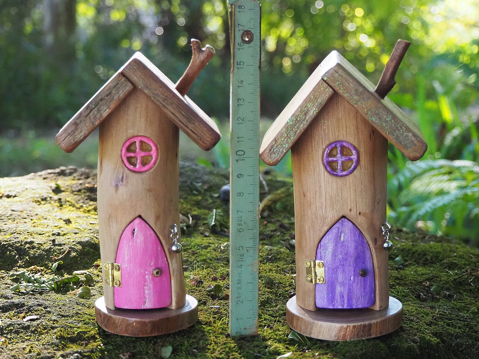 Rustic Pixie House Choose Your Colour Small Wooden Fairy - Etsy