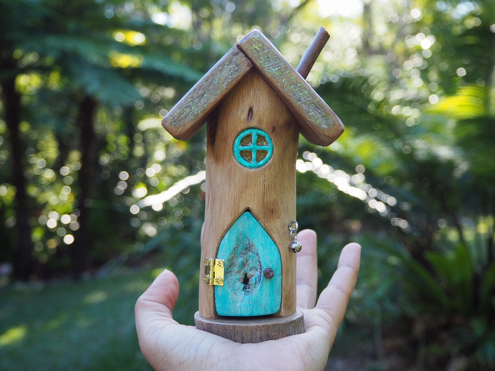Rustic Pixie House Choose Your Colour Small Wooden Fairy - Etsy
