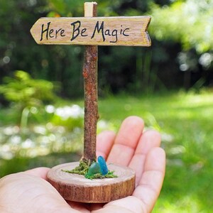 Rustic Fairy Garden Sign, Twig Sign, Choose From 'fairies Welcome ...