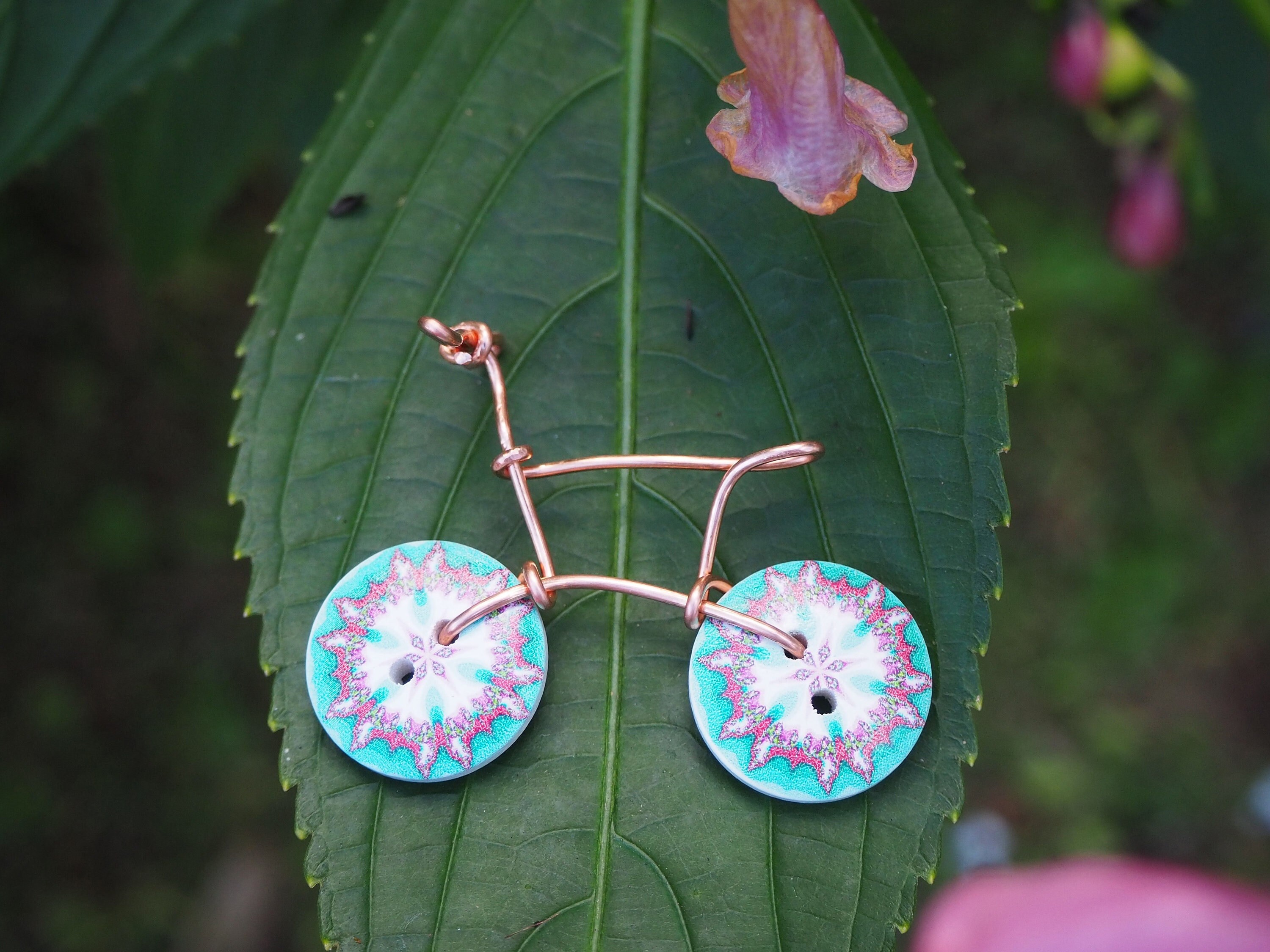 Fairy Bicycle 8 Designs Miniature Wire and Button Bicycle | Etsy