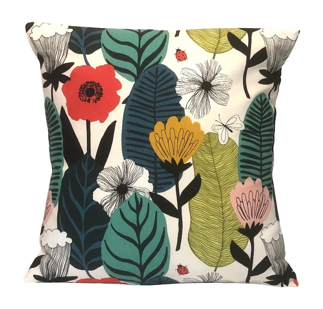 Iliv Blooma Scandi Scandinavian Forest Vibrant Cushion Cover - Etsy