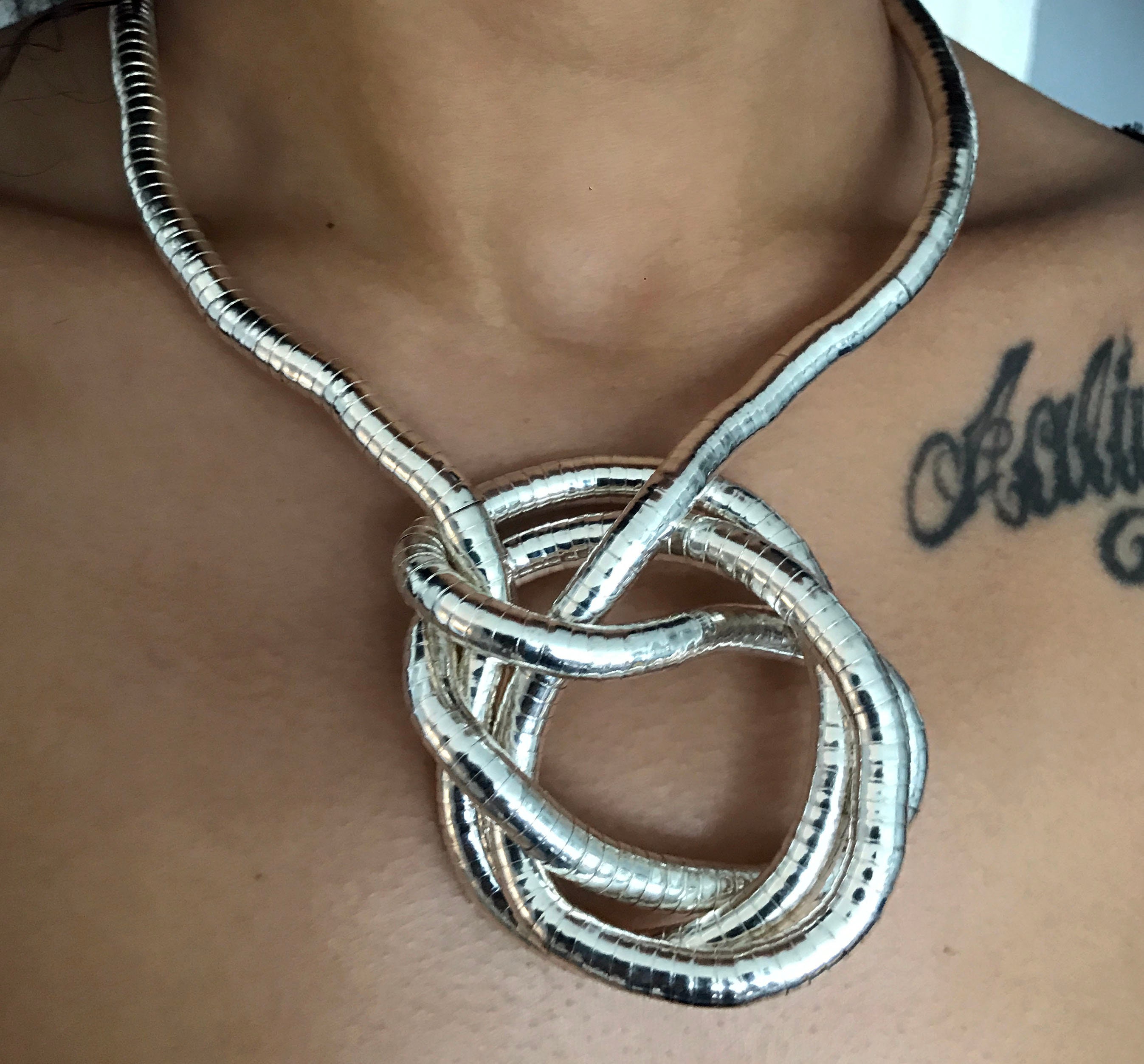 Bendy Snake Necklace Bracelet. Flexible Twisty Versatile | Etsy