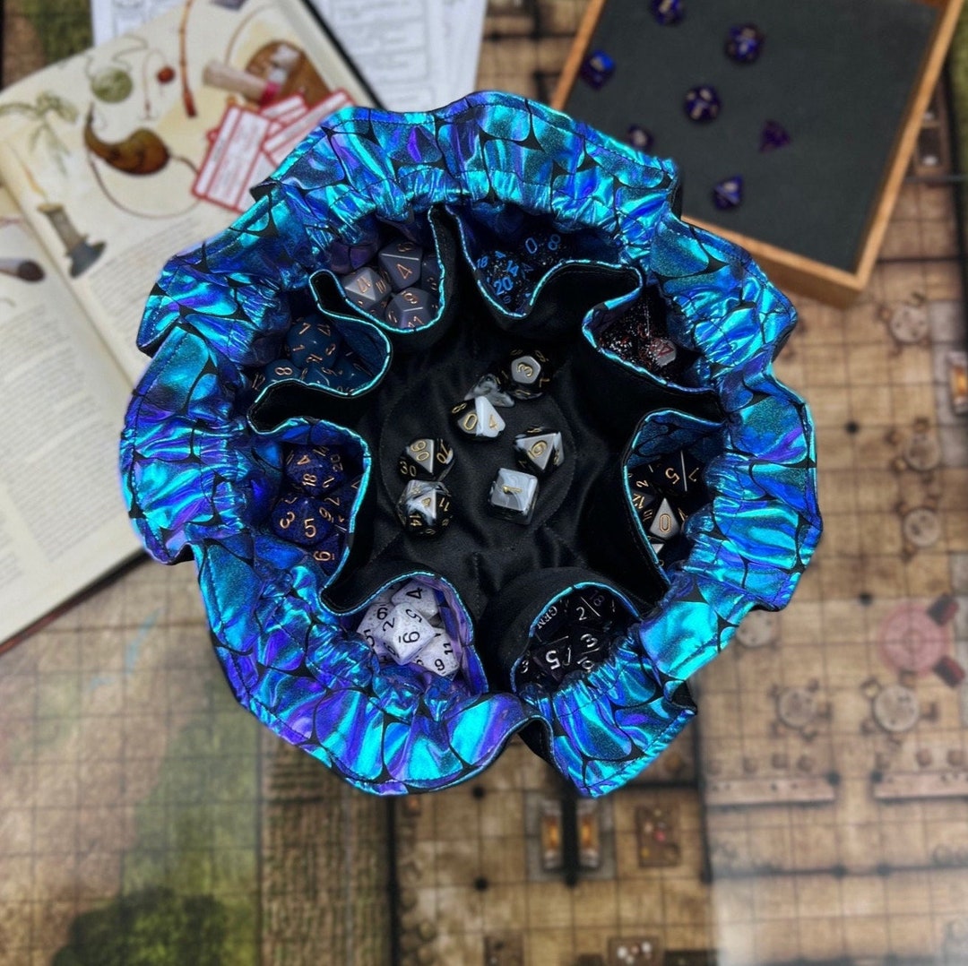 Prismatic Pouch of Power Dice Bag Holds 12 Sets Handmade Dice Bag With ...