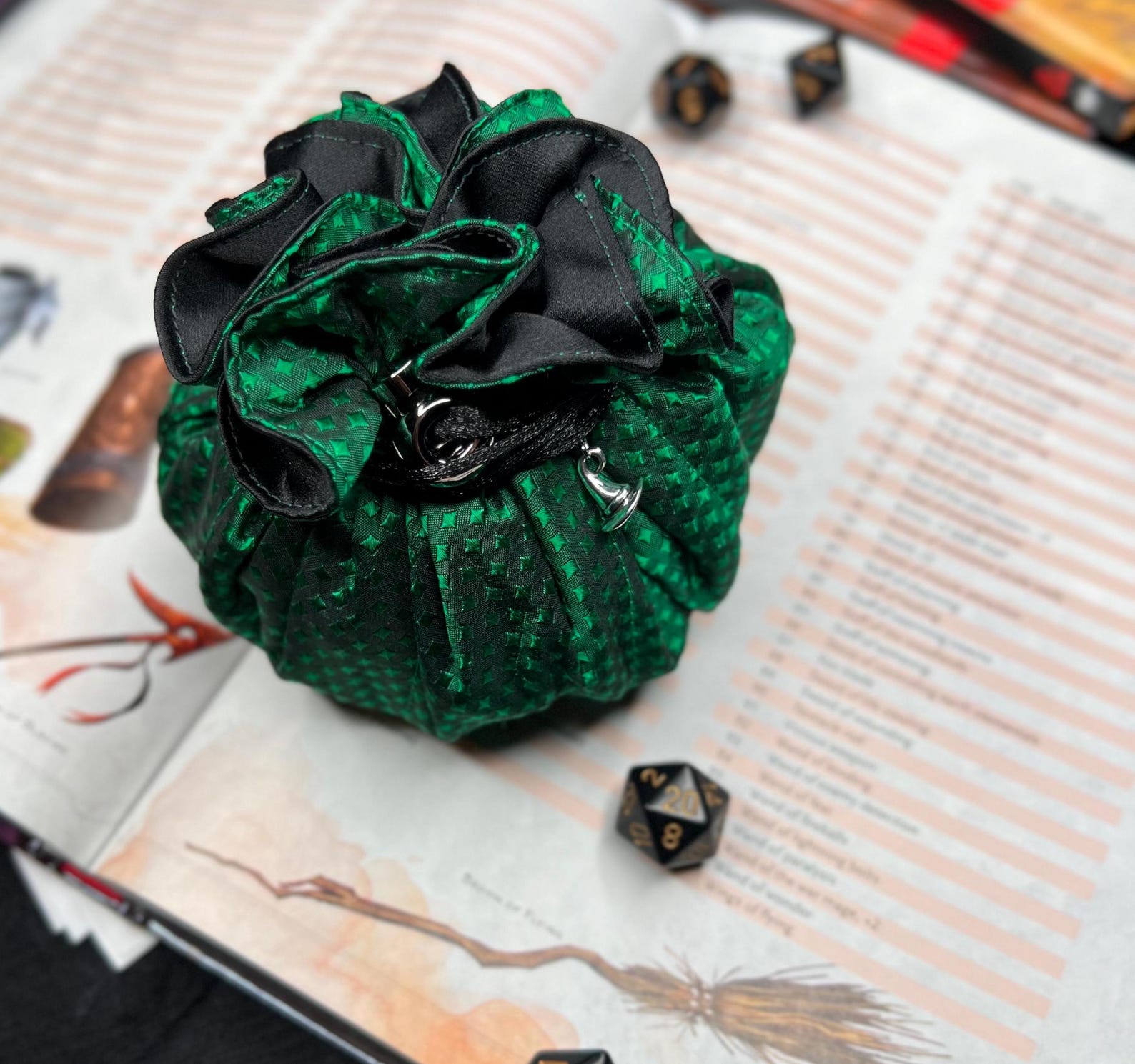 Defy Gravity Spell Dice Bag | Holds 12 Sets | Handmade Dice Bag With ...