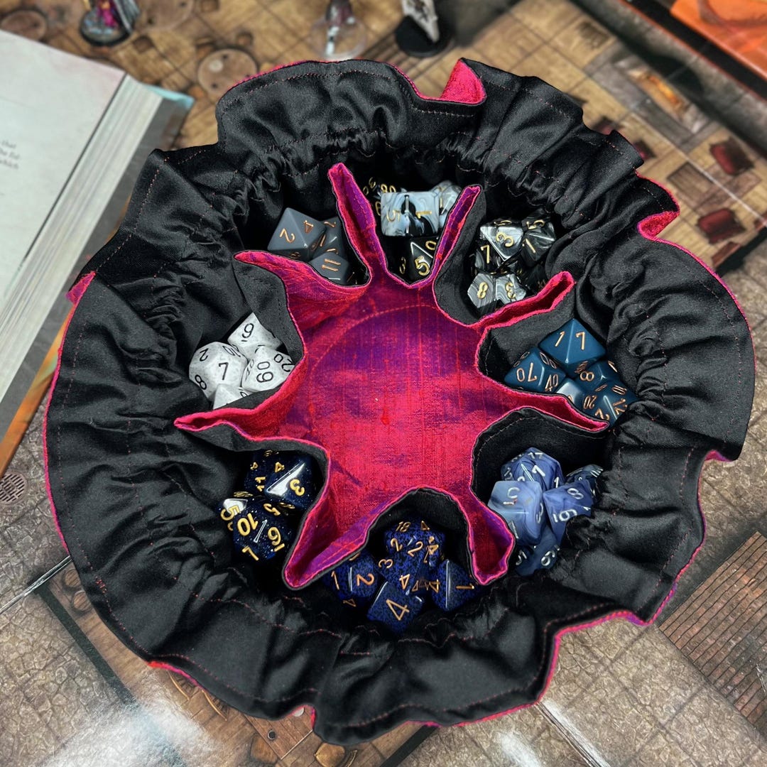 Vicious Mockery Dice Bag (spell Series) | Handmade Dice Bag With ...