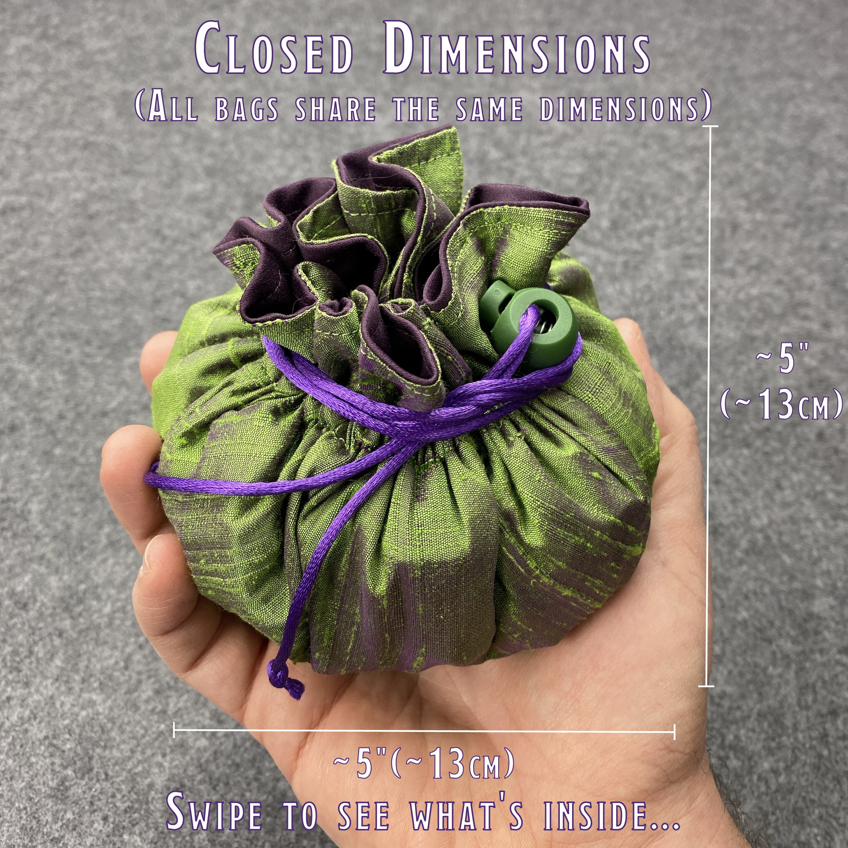 Vicious Mockery Dice Bag (spell Series) | Handmade Dice Bag With ...