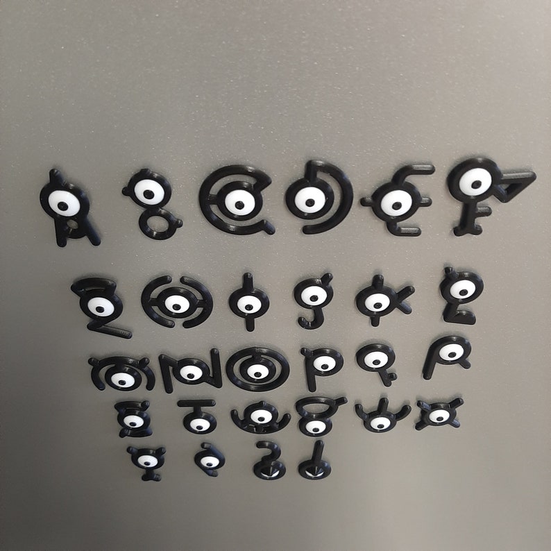Unown Magnets - Etsy
