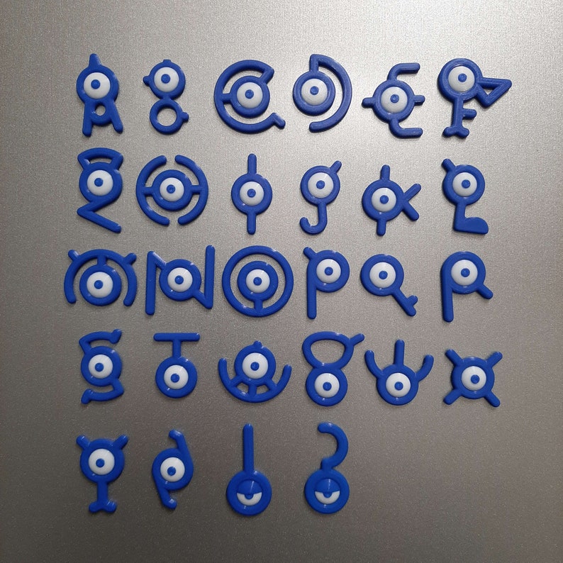 Unown Magnets - Etsy