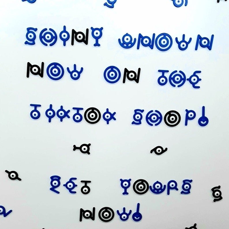 Unown Magnets - Etsy