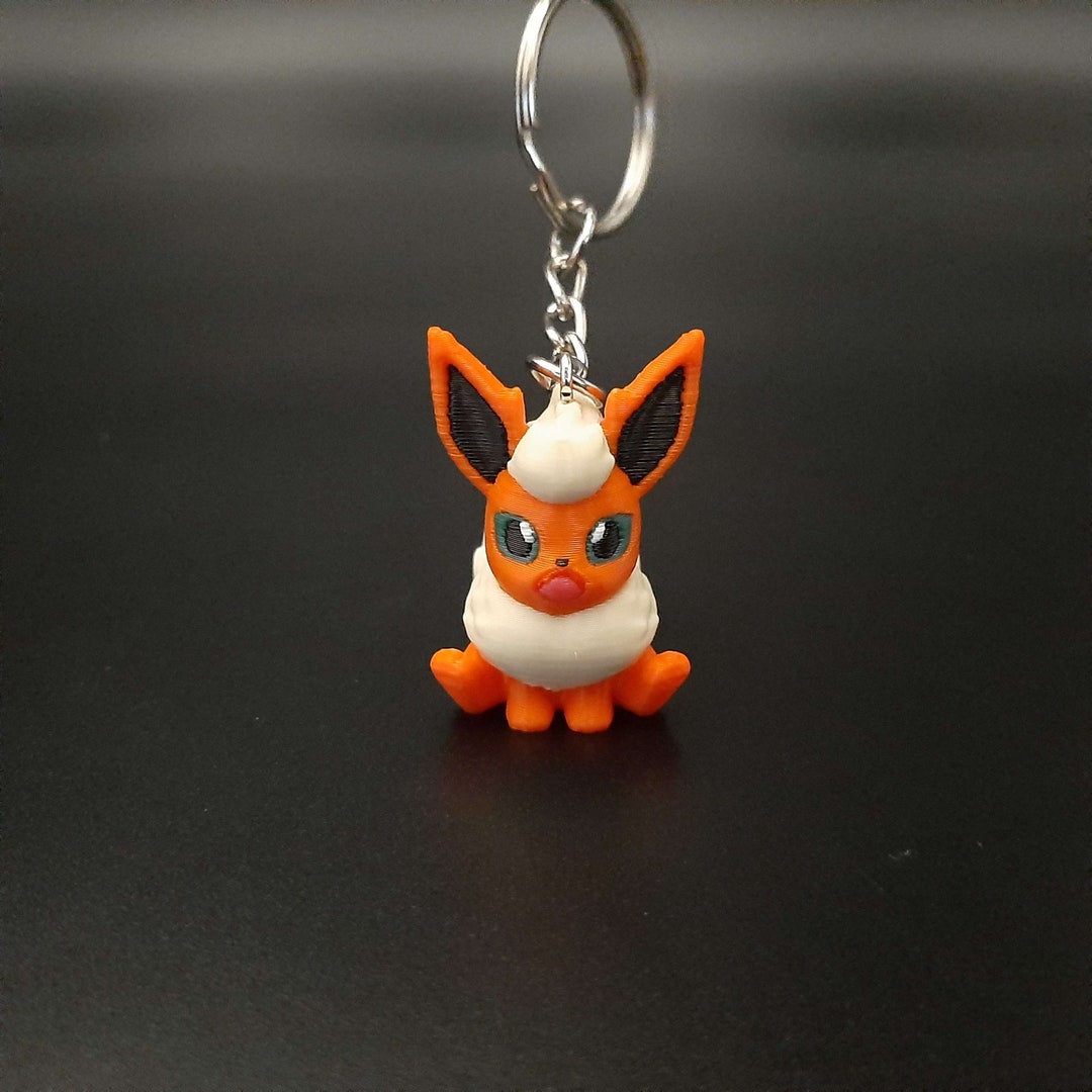 Flareon Poké Pal Keychain - Etsy
