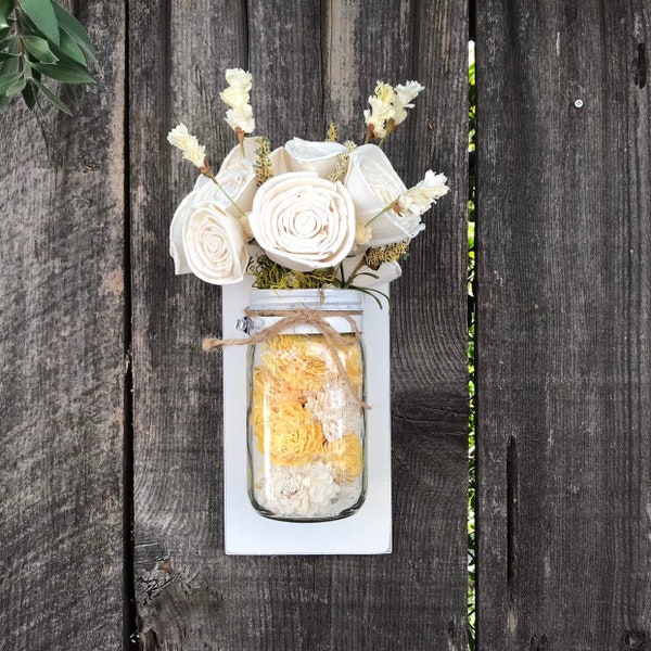 Mason Jar Wall Decor - Etsy