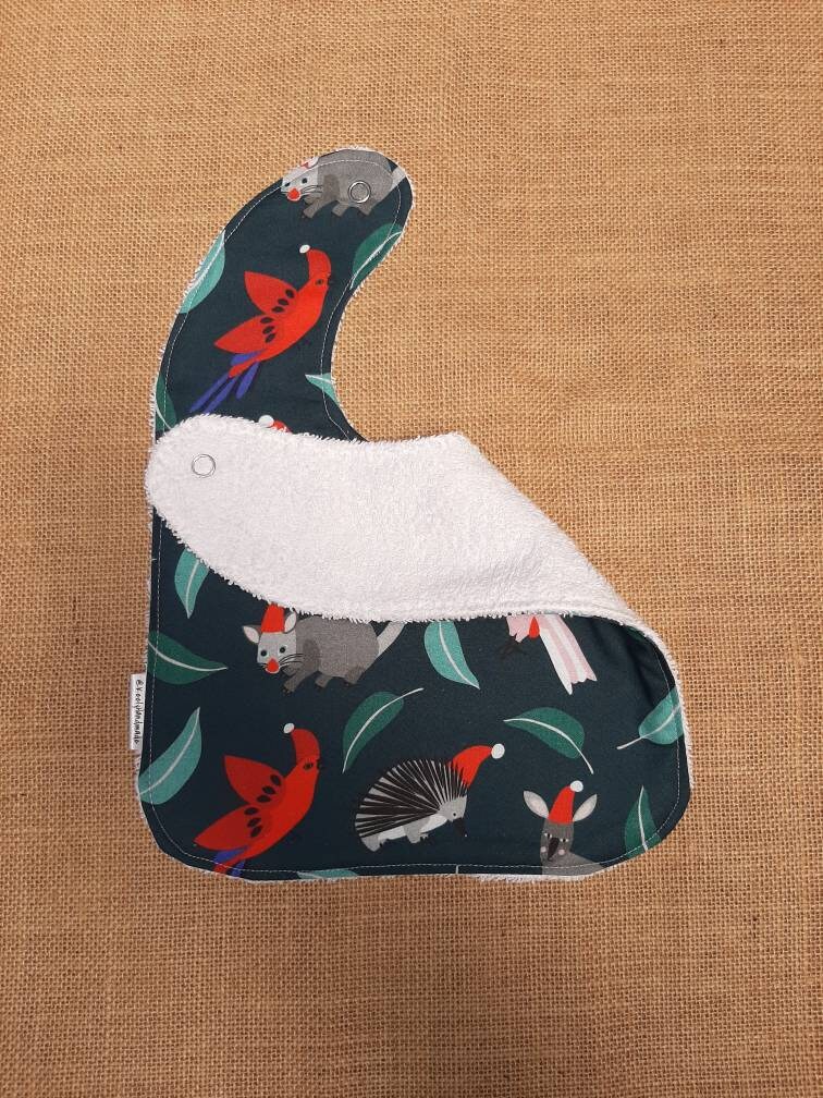Aussie Animals Bib Australian Animal Baby Bib Handmade bib | Etsy