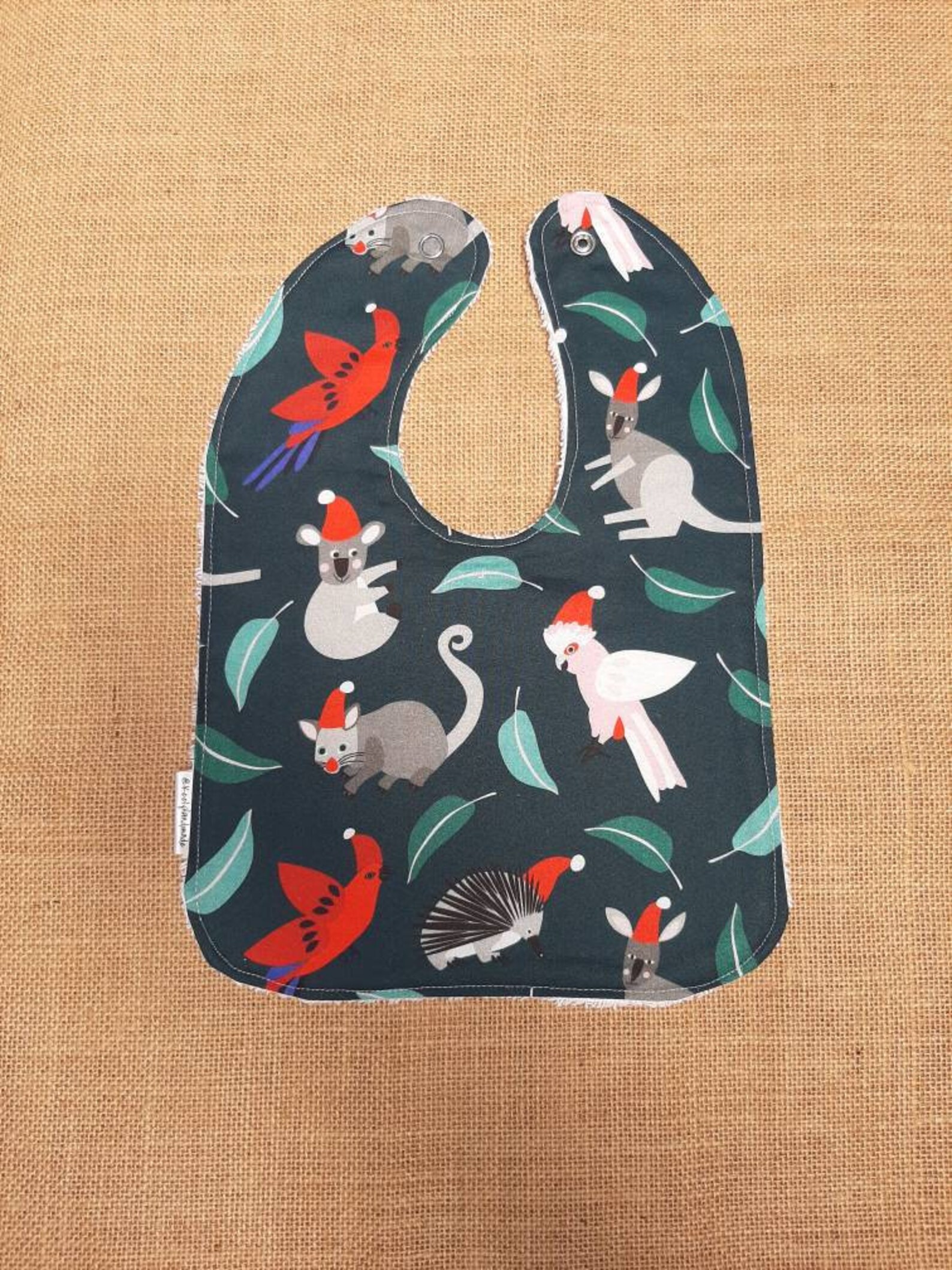 Aussie Animals Bib Australian Animal Baby Bib Handmade Bib - Etsy