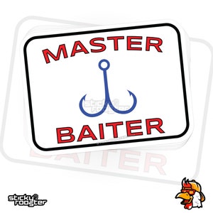 Master Baiter Sticker With FREE Shipping! Multiple Sizes Available ...