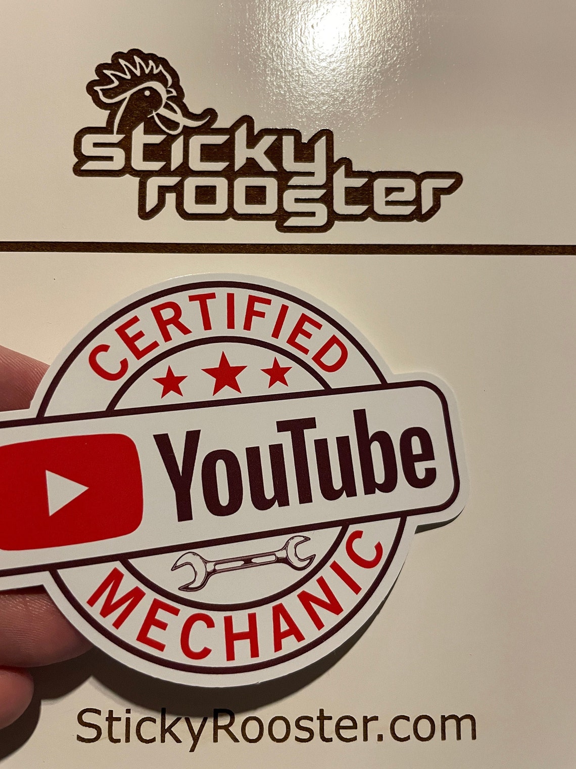 Certified Youtube Mechanic Sticker Multiple Sizes Available - Etsy