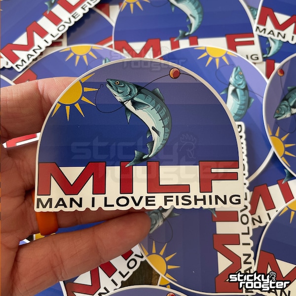 Milf =man I Love Fishing - Etsy