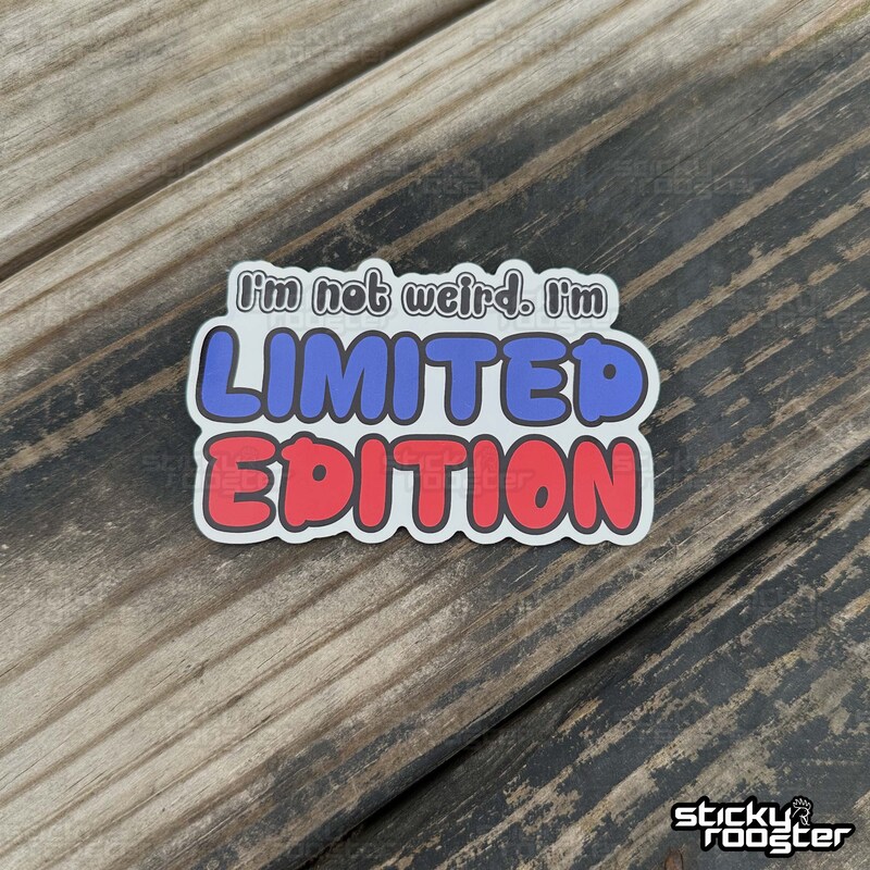 Limited Edition Decal for Car - Etsy
