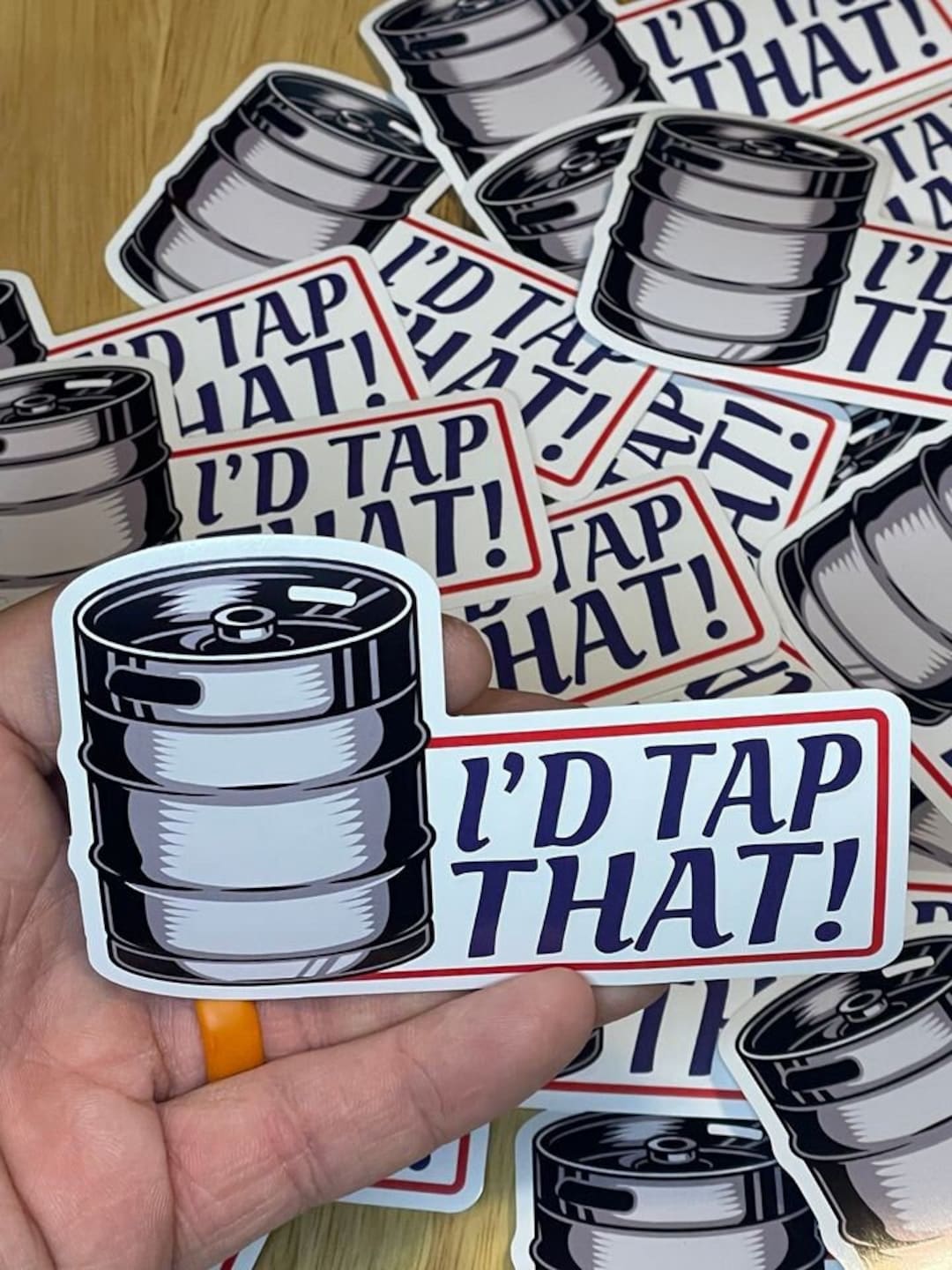 I'd Tap That - Funny Sticker | Waterproof | Drinking Sticker | Decal ...