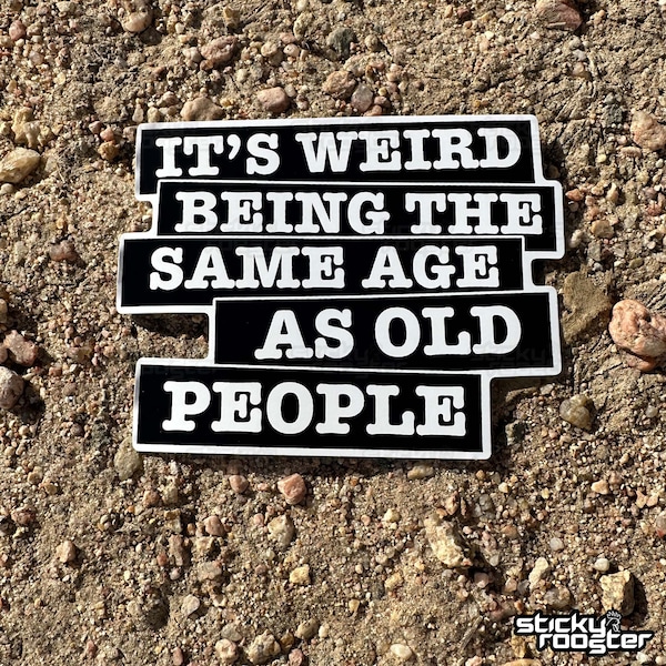 Old People Stickers - Etsy