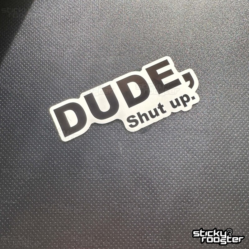Shut up Sticker - Etsy