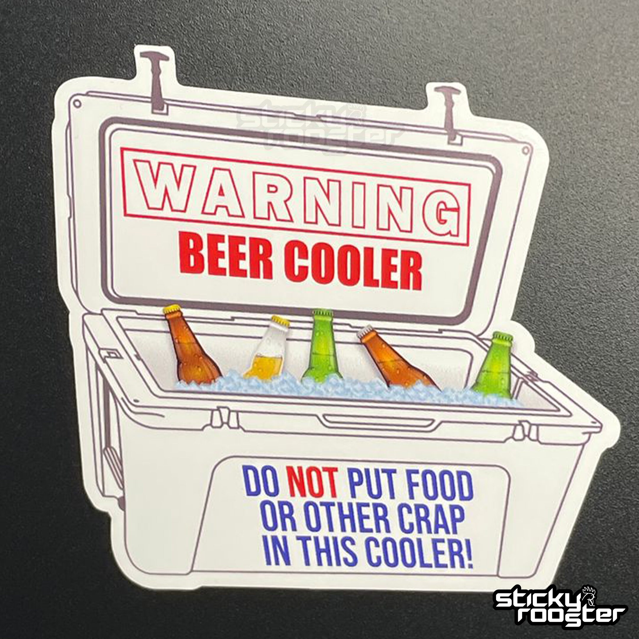 Warning Beer Cooler Sticker MULTIPLE SIZES Free Shipping - Etsy