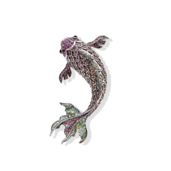 Koi Fish Brooch - Etsy