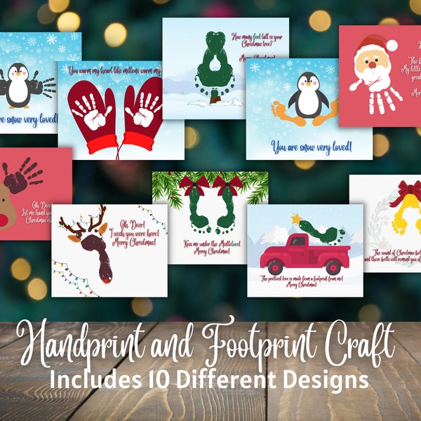 Christmas Handprint - Etsy