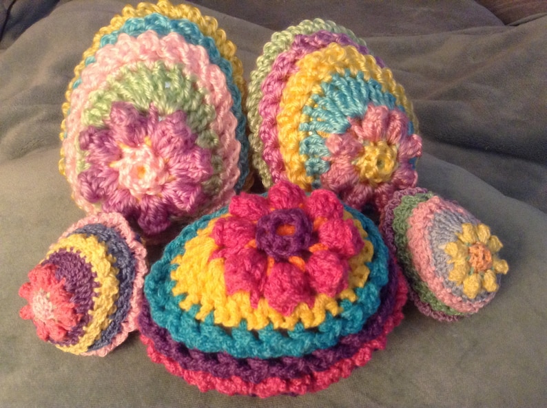 Crocheted Easter Eggs PATTERN - Etsy