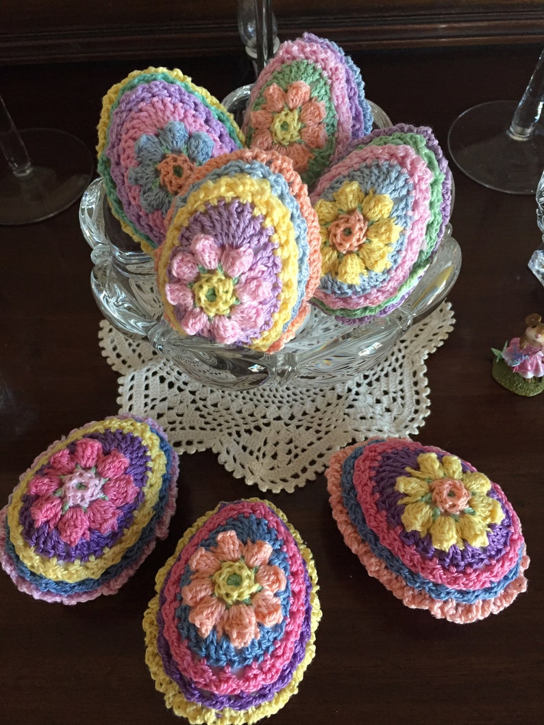 Crocheted Easter Eggs PATTERN - Etsy