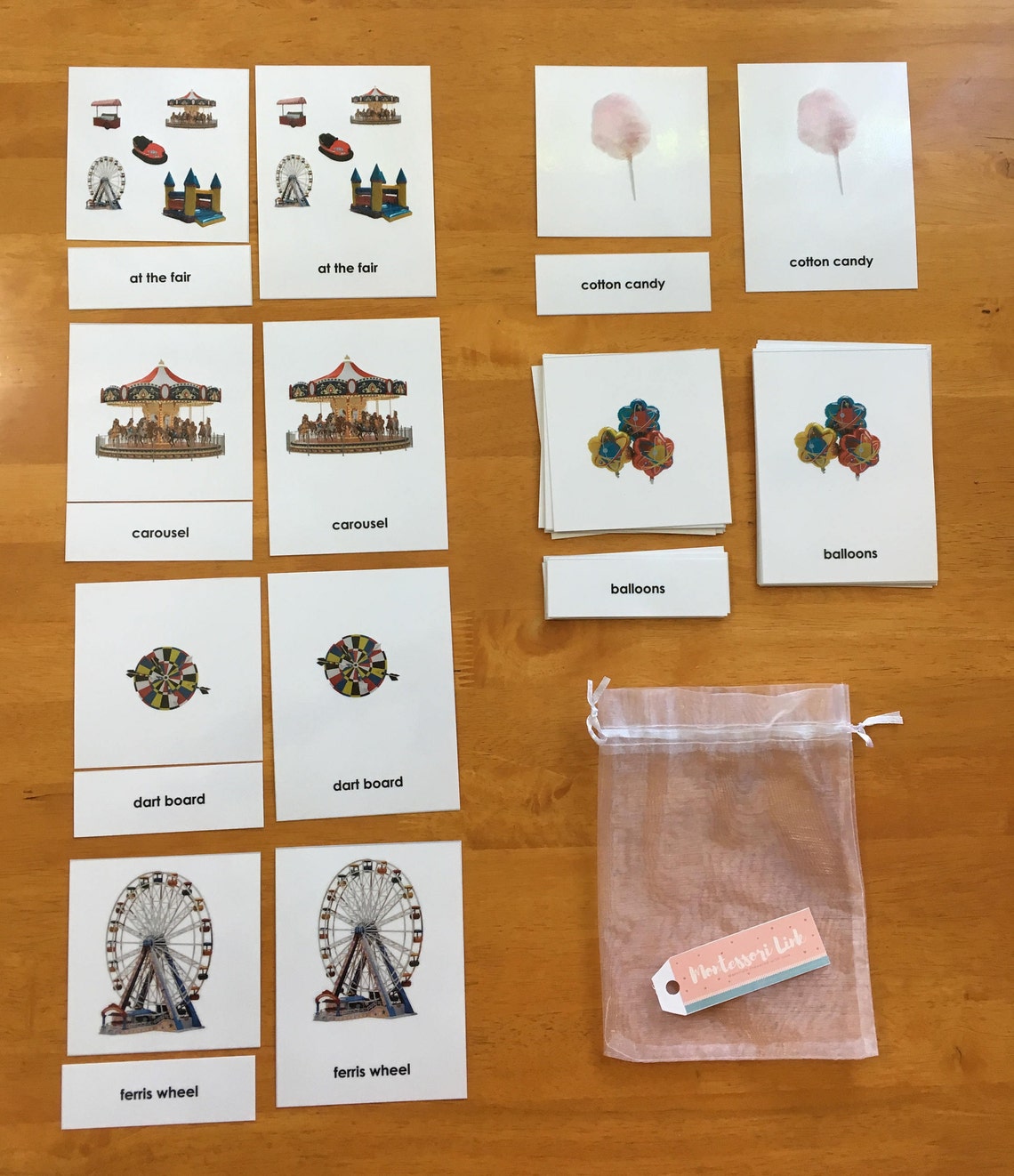 MEGABUNDLE - 58 Sets of Montessori Classified Three Part Cards (in ...