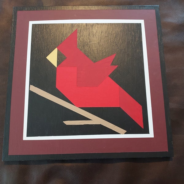 Cardinal Barn Quilts - Etsy