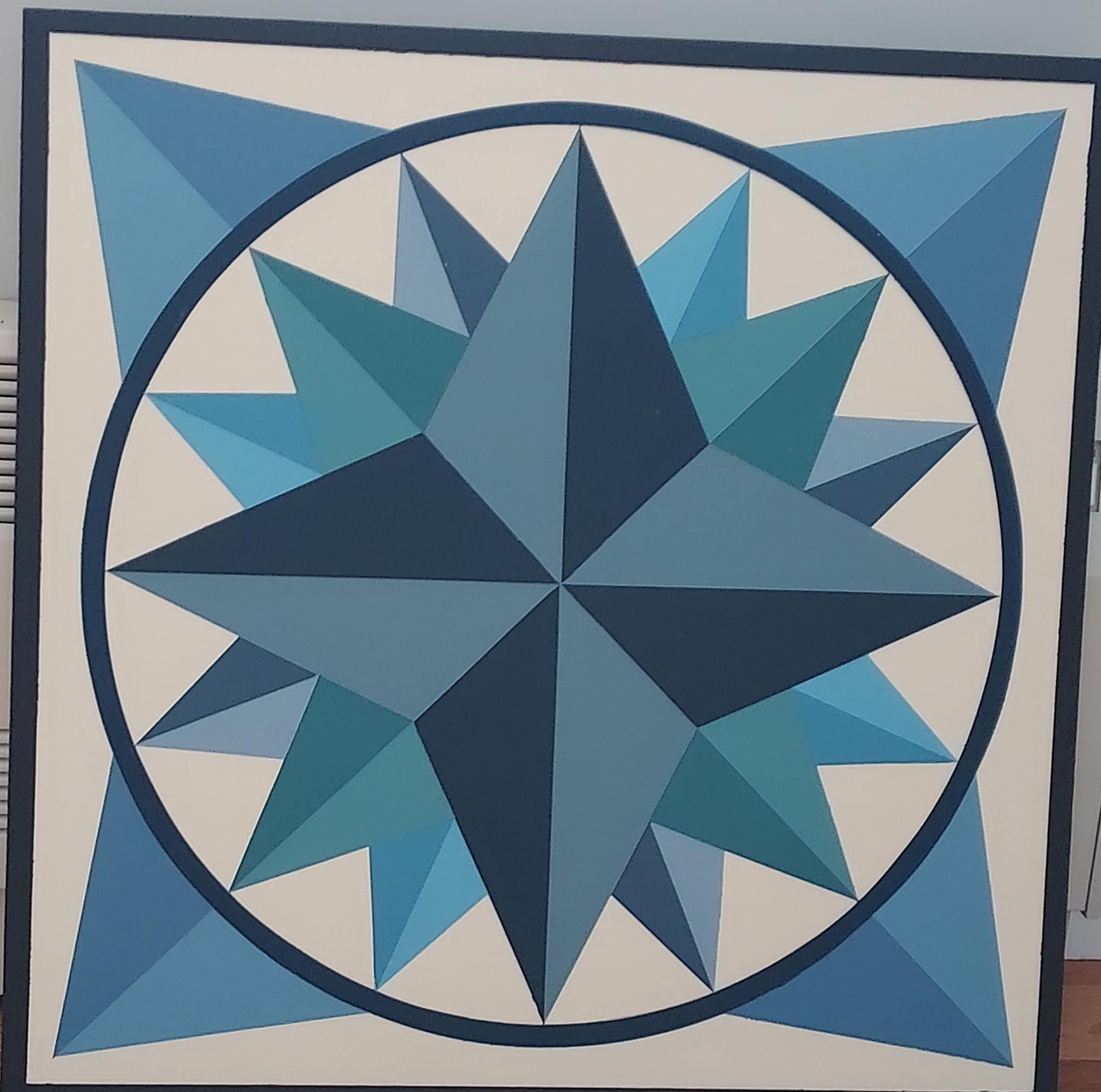 Barn Quilt, Mariners Star Barn Quilt, Outside Decor, Outside Barn Quilt ...