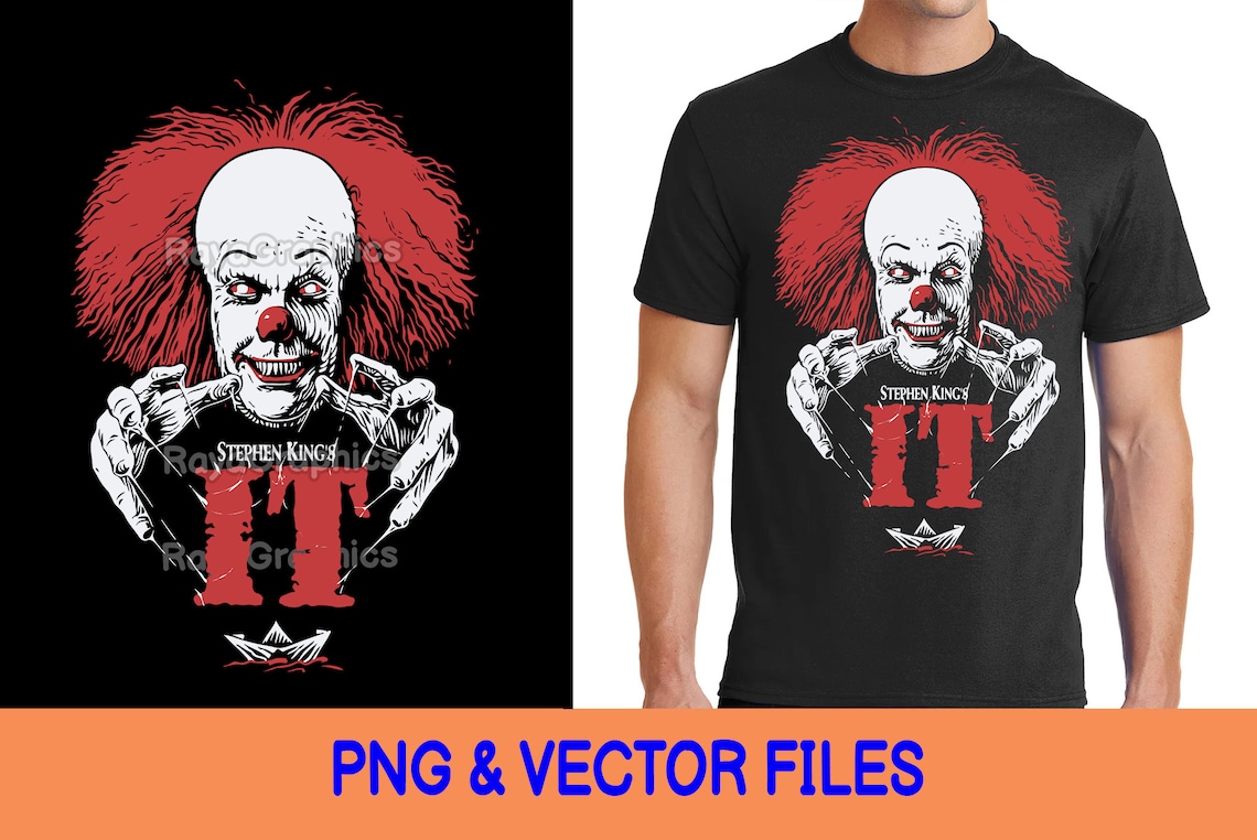 Pennywise Digital Download PNG and Vector AI Files - Etsy