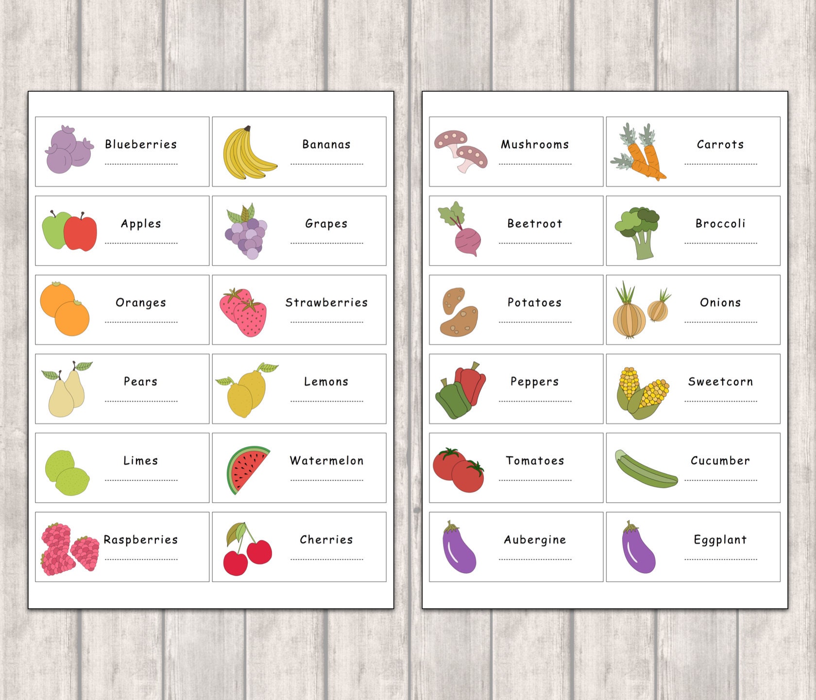 Printable Farmers Market Pretend Play Signs Labels Shopping - Etsy