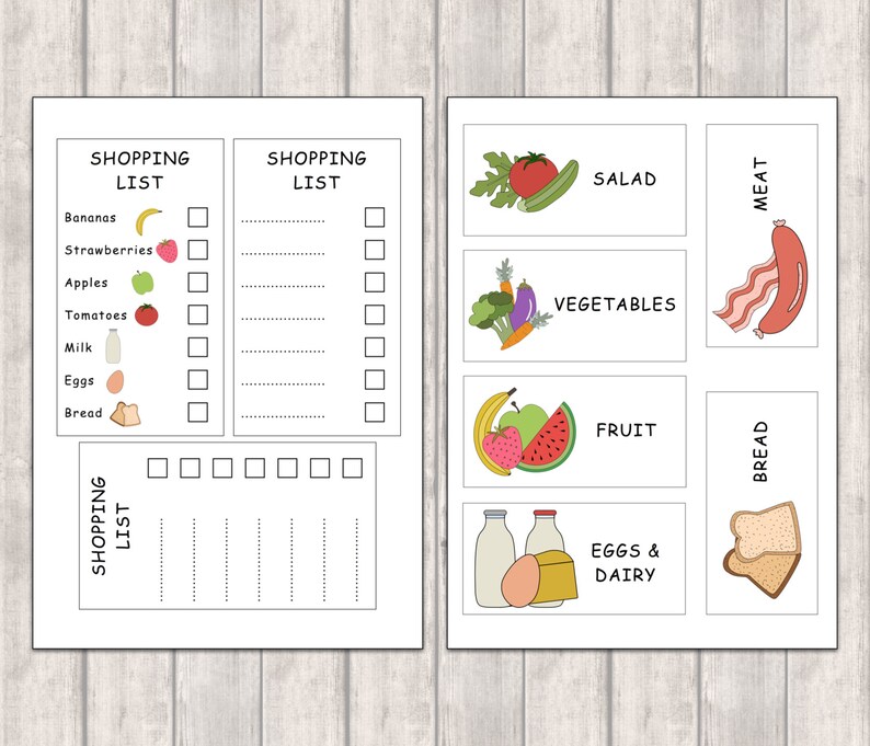 Printable Farmers Market Pretend Play Signs Labels Shopping - Etsy