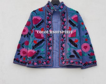 New Trending Handmade Suzani Embroidery Tnt Jacket Women's Clothing ...