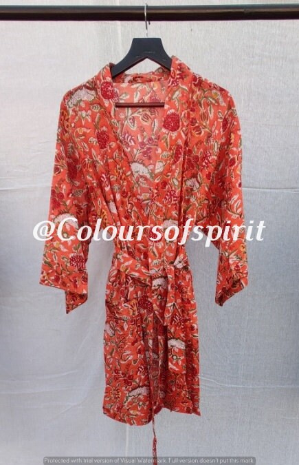 100% Cotton Kimono Robes Pure Cotton Kimono Cotton Kimono - Etsy