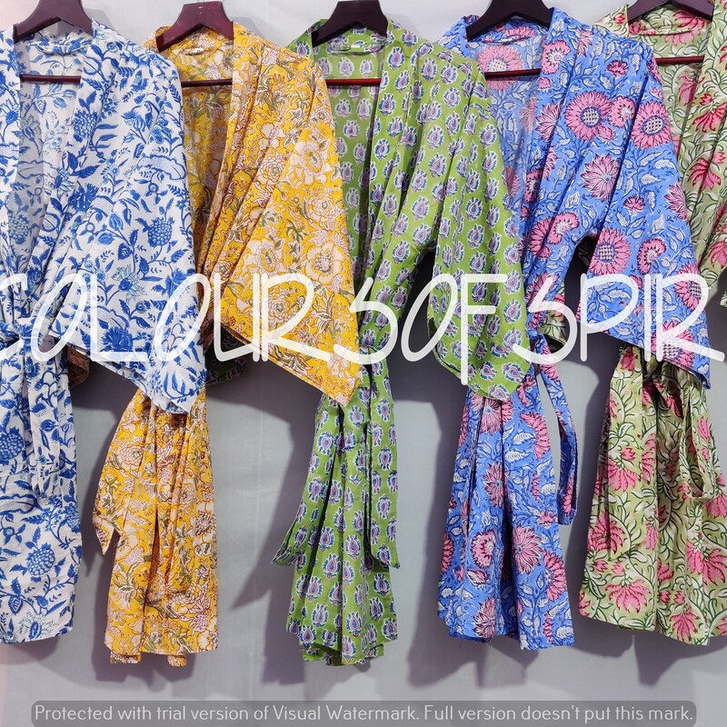 Indian Cotton Robe - Etsy