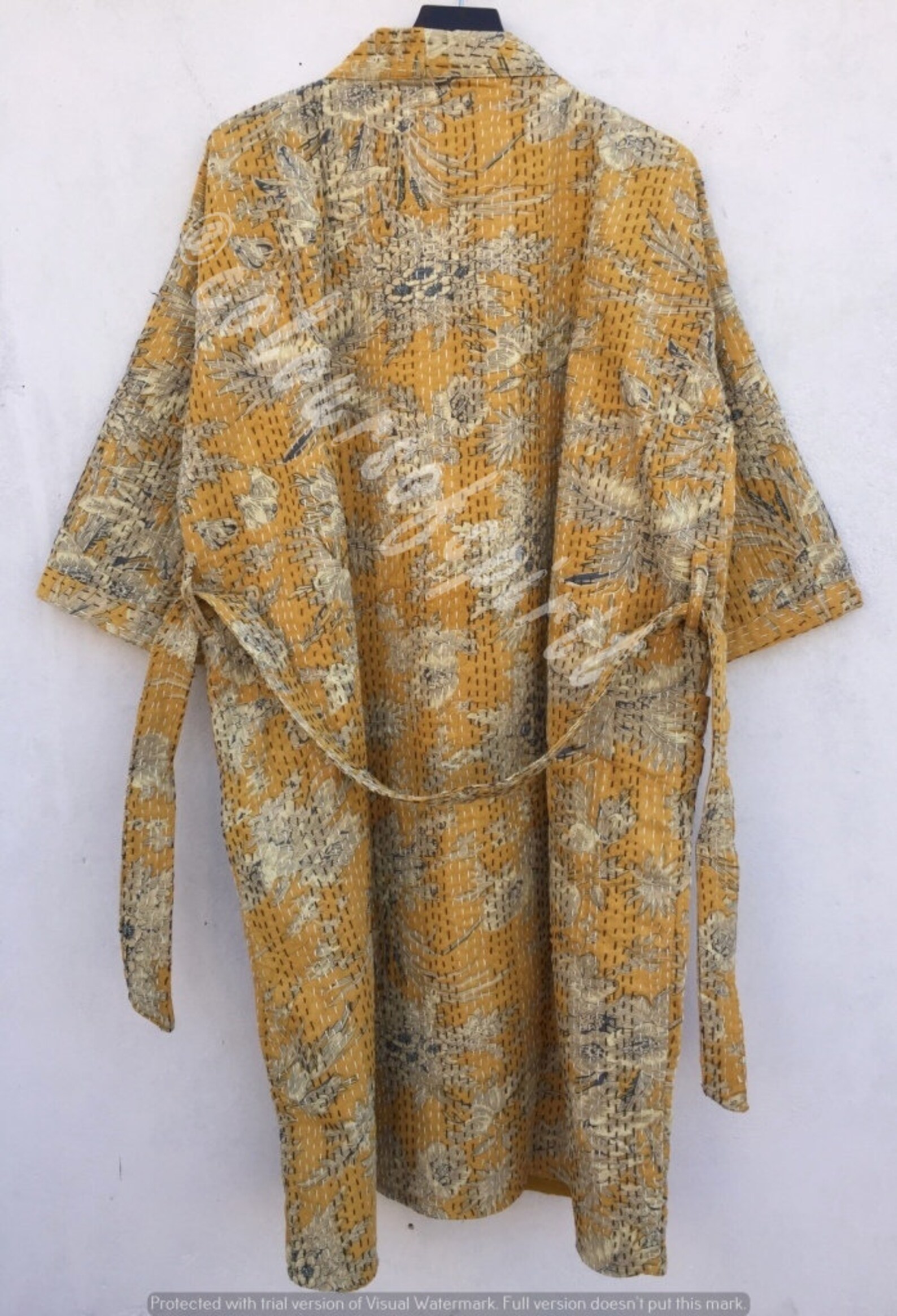 Robes Embroidery Robes Cotton Winter Robes kantha | Etsy