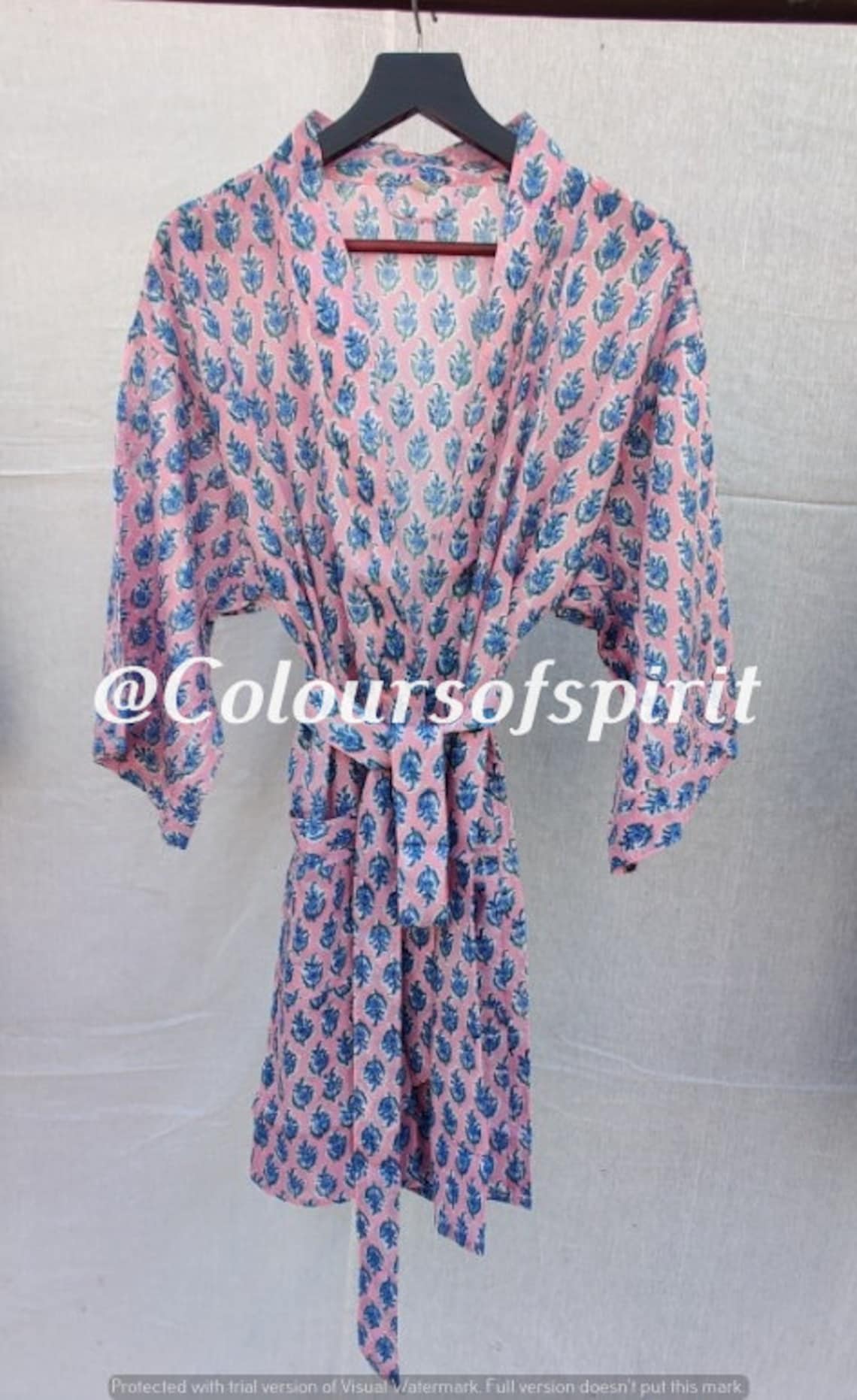 100% Cotton Kimono Robes Pure Cotton Kimono Cotton Kimono - Etsy