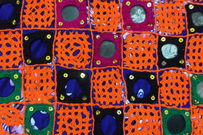 Indian Traditional Banjara Fabric Hand Embroidered Mirror - Etsy