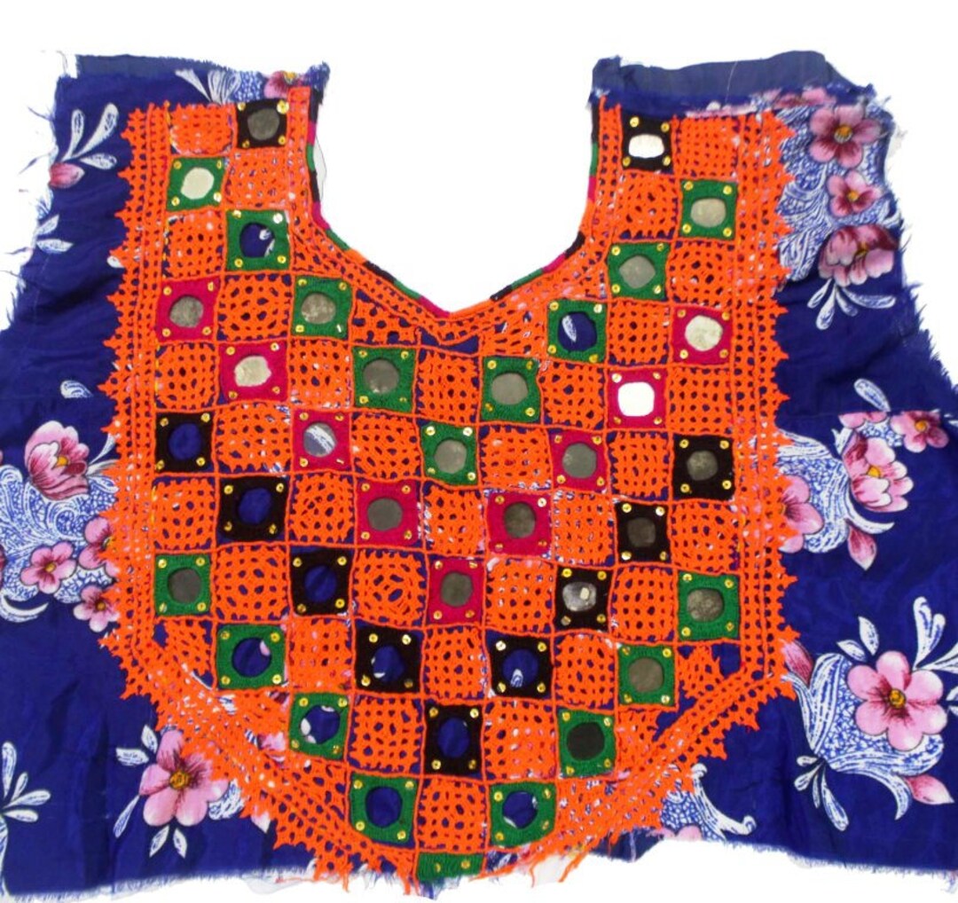 Indian Traditional Banjara Fabric Hand Embroidered Mirror - Etsy