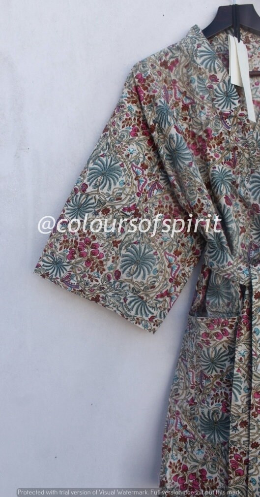 100% Cotton Kimono Robes Pure Cotton Kimono Cotton Kimono - Etsy