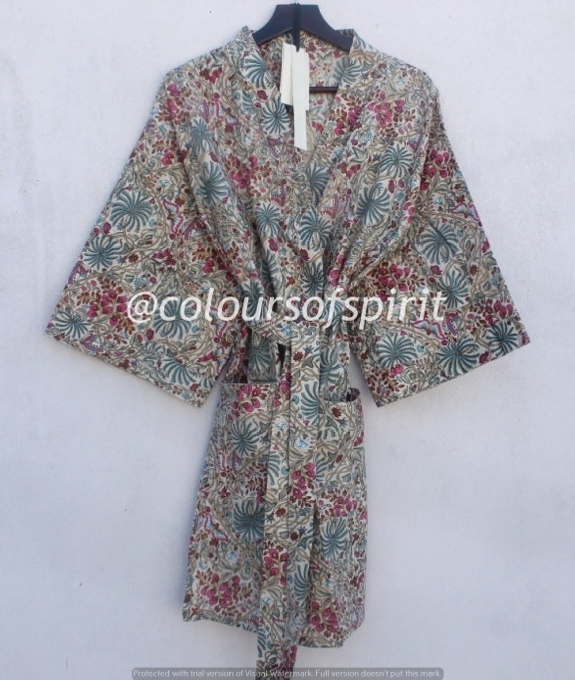 100% Cotton Kimono Robes Pure Cotton Kimono Cotton Kimono - Etsy