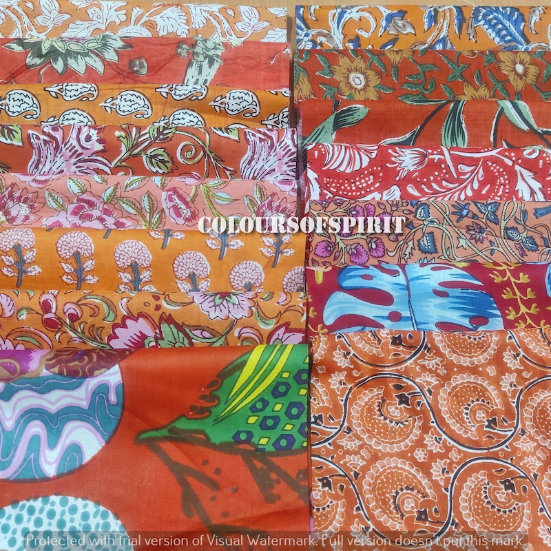 Scrap Fabric Patches - Etsy