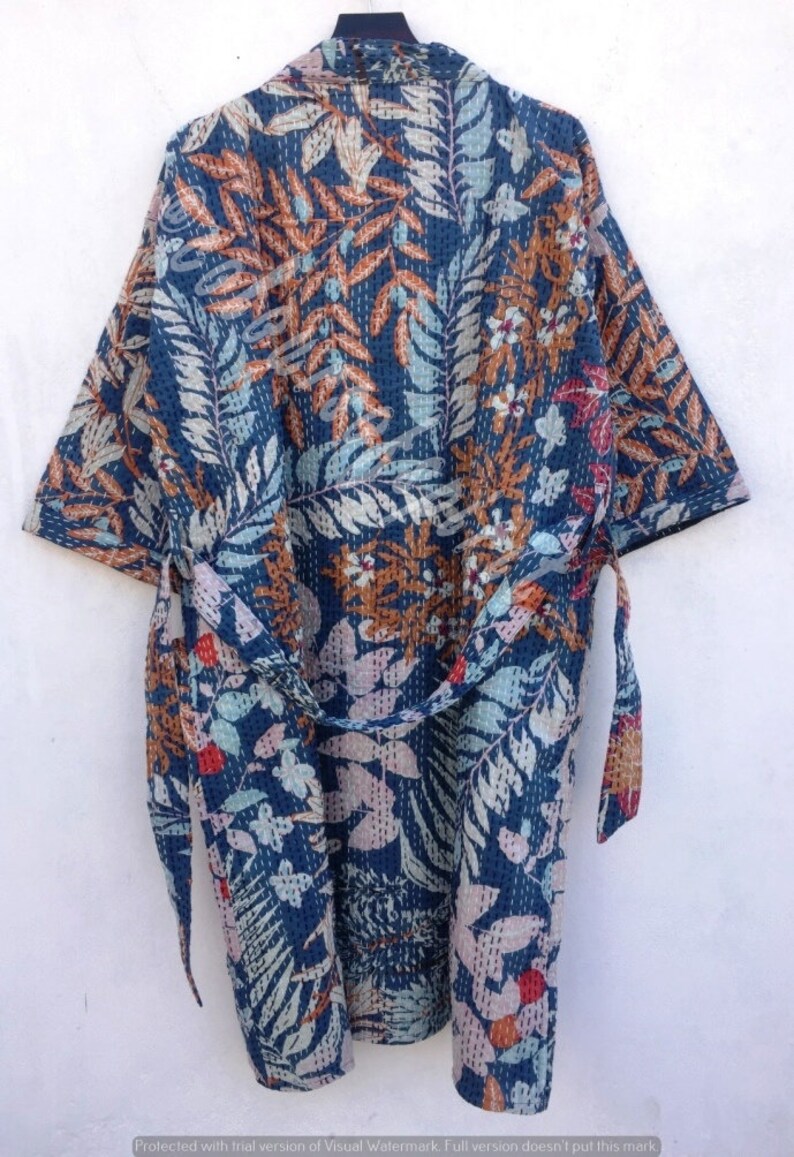 Robes Embroidery Robes Cotton Winter Robes Kantha | Etsy
