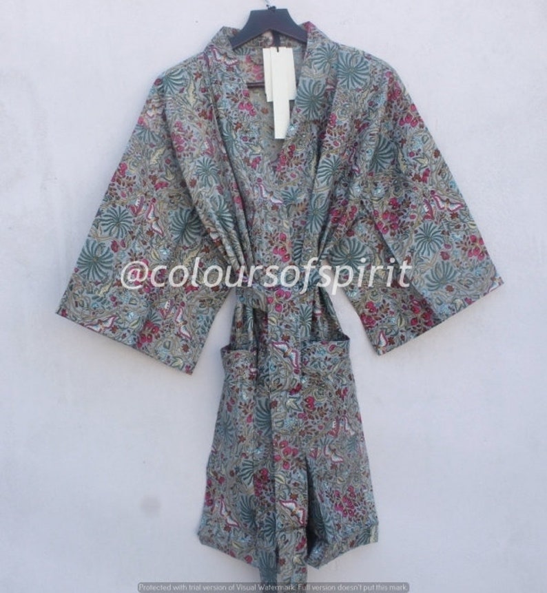 100% Cotton Kimono Robes Pure Cotton Kimono Cotton Kimono - Etsy