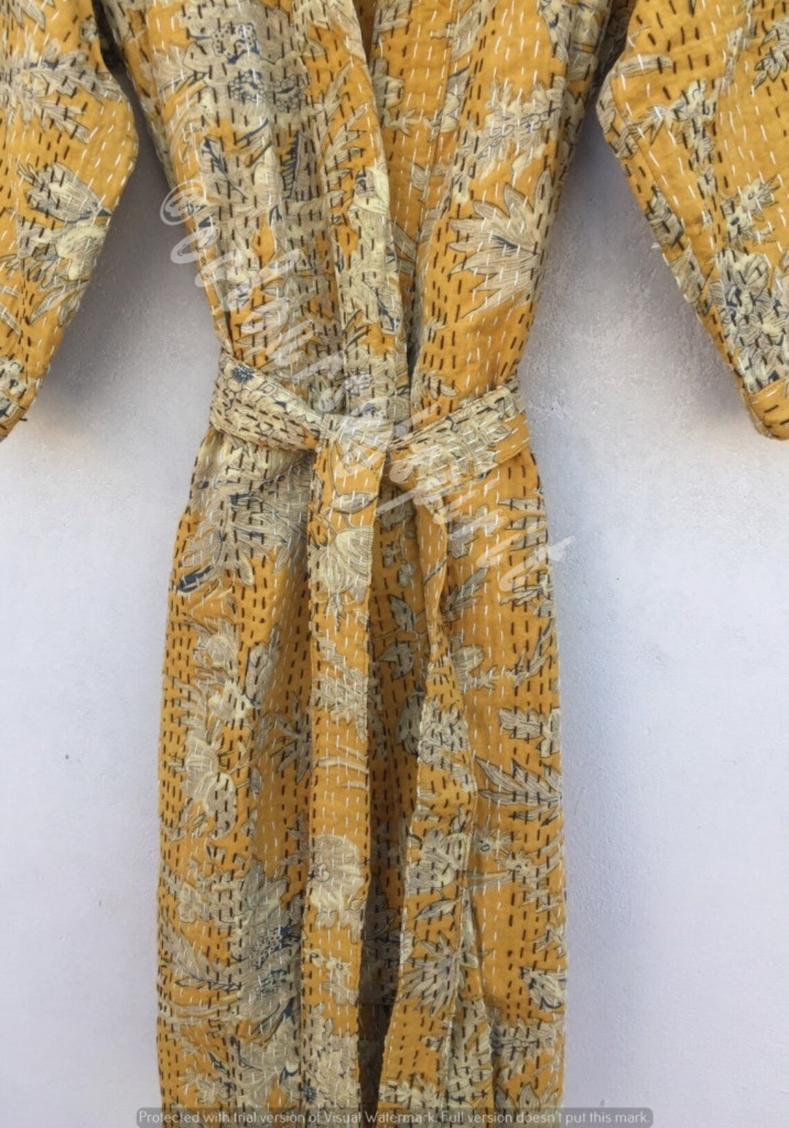 Robes Embroidery Robes Cotton Winter Robes kantha | Etsy