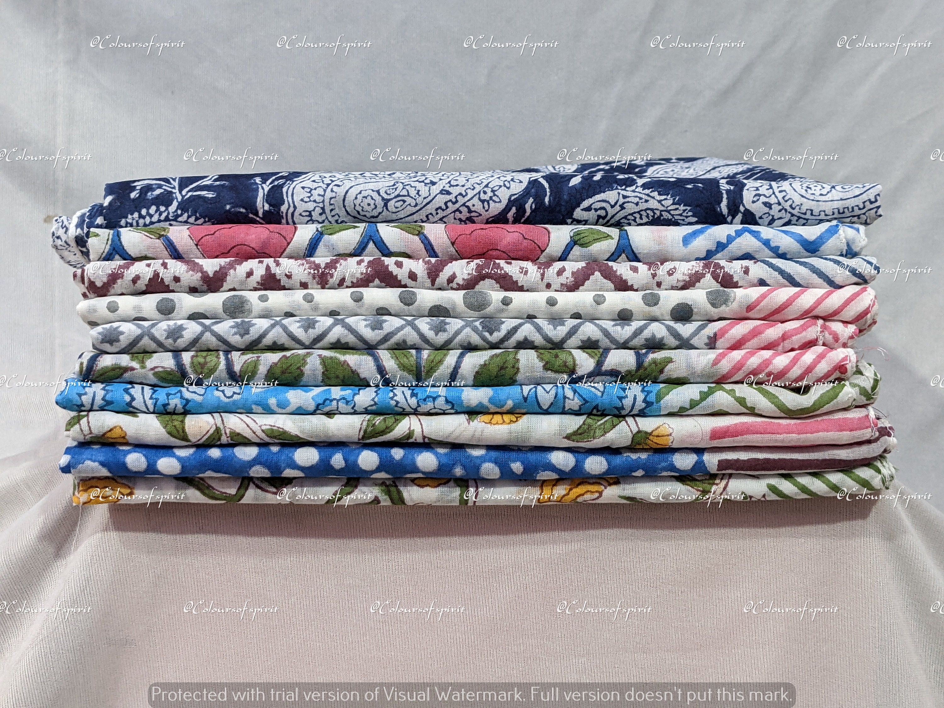 100% Indian Hand Block Print Beach Small Scarf Soft Voile - Etsy