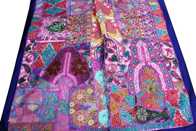 Handmade Vintage Tapestry Embroidered Patchwork Bohemian Hand | Etsy